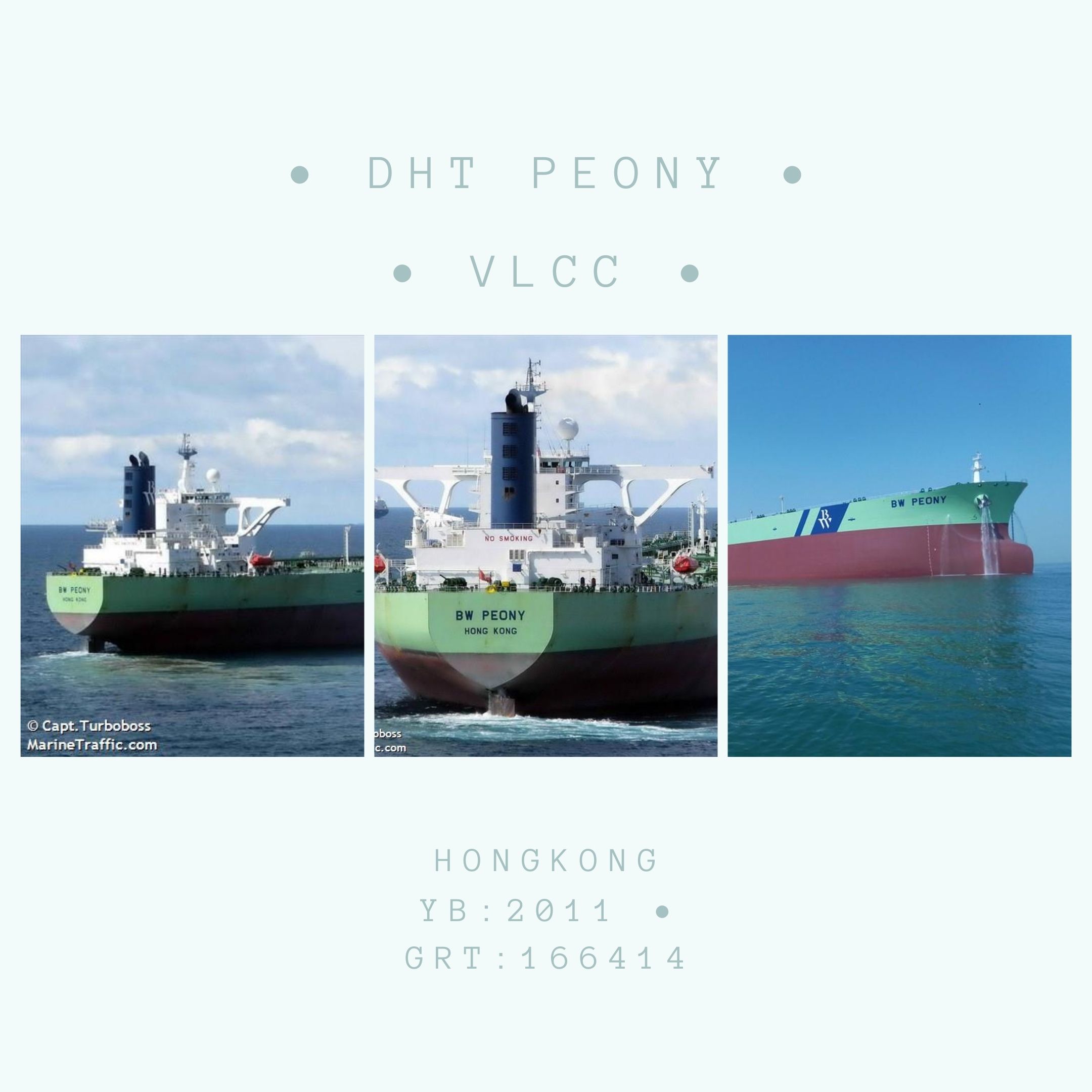 DHT PEONY – TRANS-GLOBAL MARITIME AGENCY, INC.