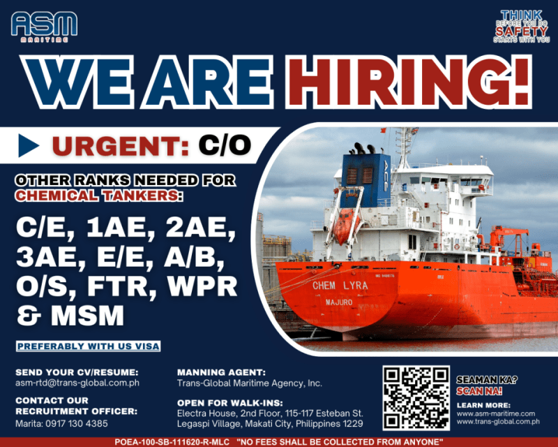 CAREERS – TRANS-GLOBAL MARITIME AGENCY, INC.