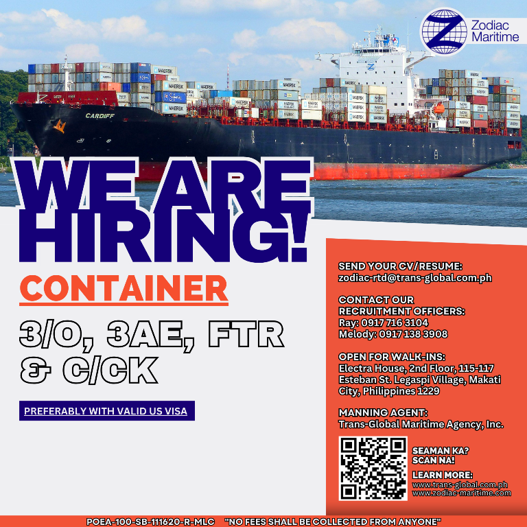 ISI CON 082222024 – TRANS-GLOBAL MARITIME AGENCY, INC.