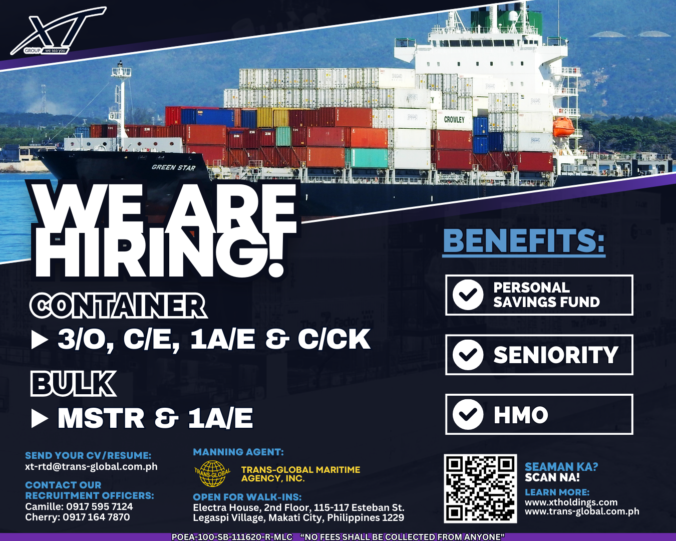 XT GROUP 02042025 – TRANS-GLOBAL MARITIME AGENCY, INC.