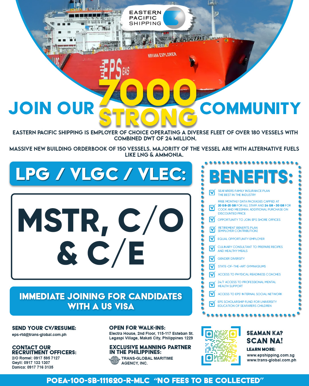 EPS LPG VLEC 10302025 – TRANS-GLOBAL MARITIME AGENCY, INC.